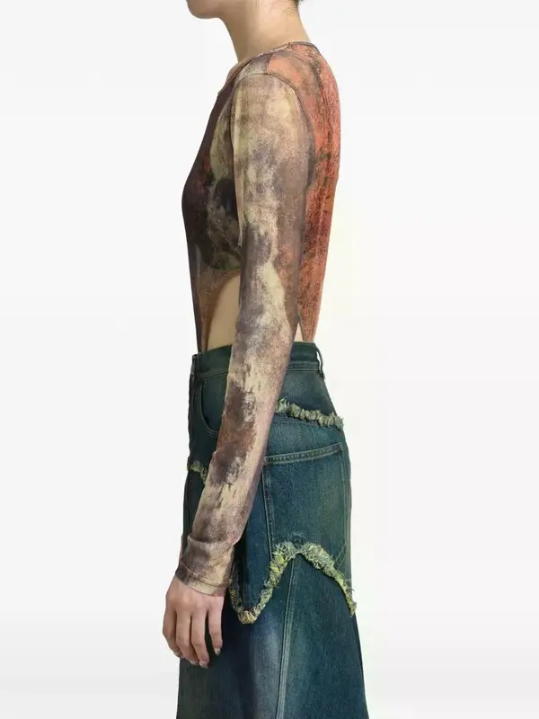 VIVAMUS Tie-dye Bodysuit