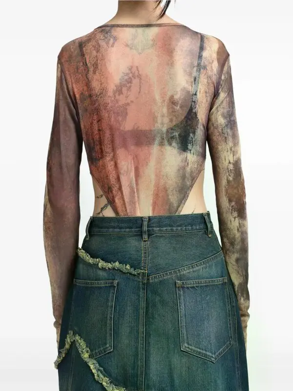 VIVAMUS Tie-dye Bodysuit