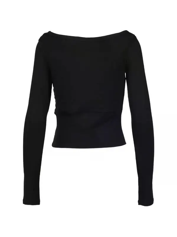 BOHEMSEO Twisted Ribbed Blouse