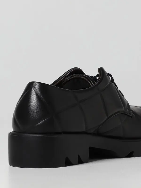 Bottega Veneta Strut Grid Lace-up Shoes