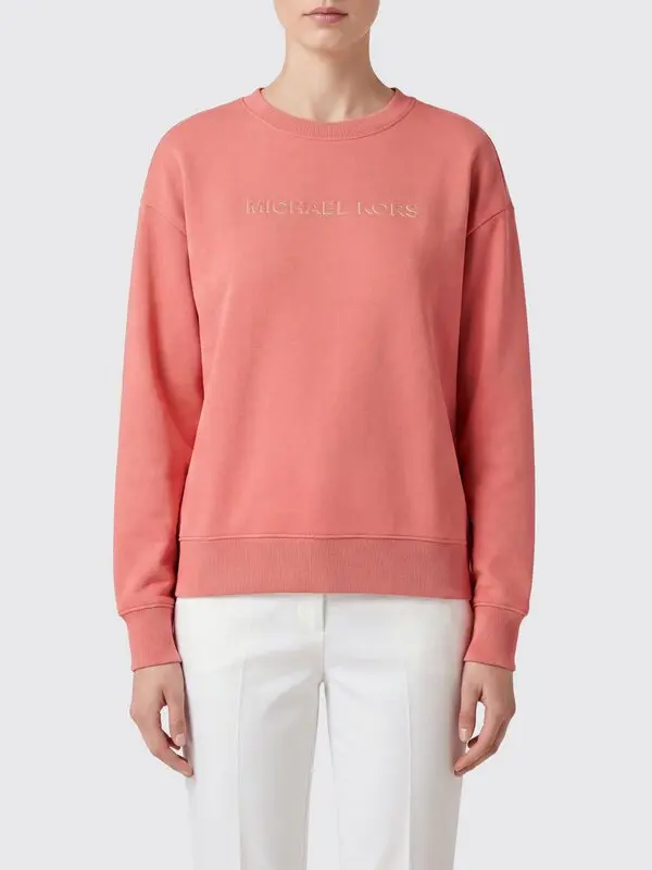 Michael Kors Cotton Crewneck Sweatshirt - Pink