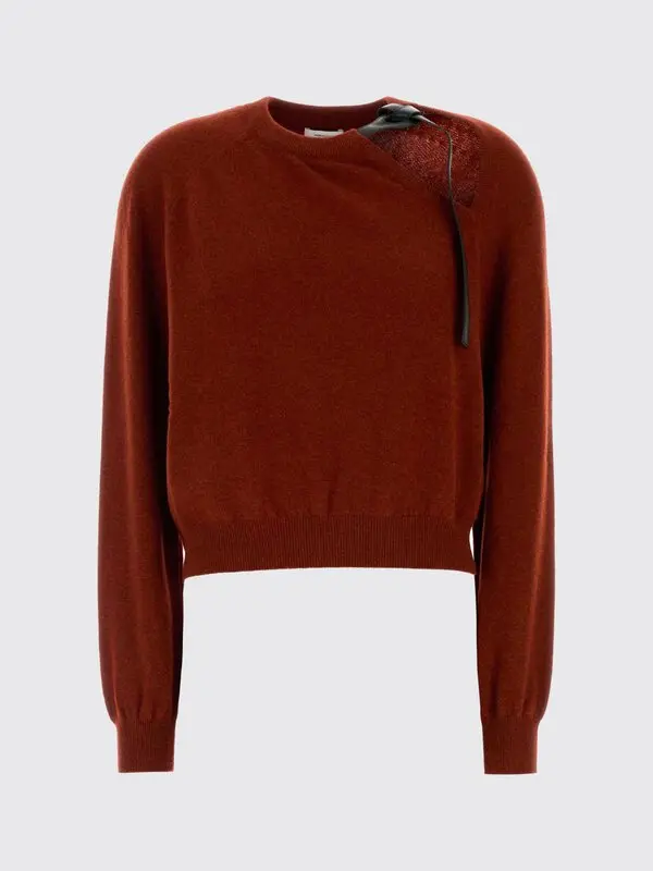 FERRAGAMO Virgin Wool And Cashmere Jumper - Brick Red