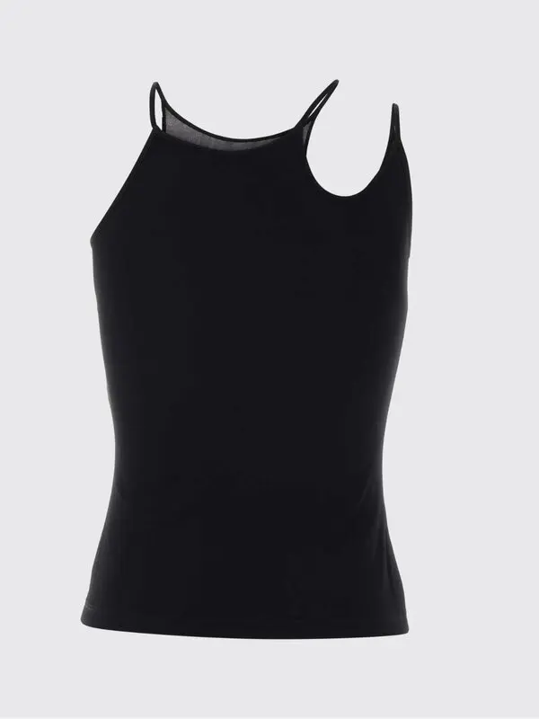 Alexander McQueen Cut-out Viscose Top With Off-the-shoulder Design