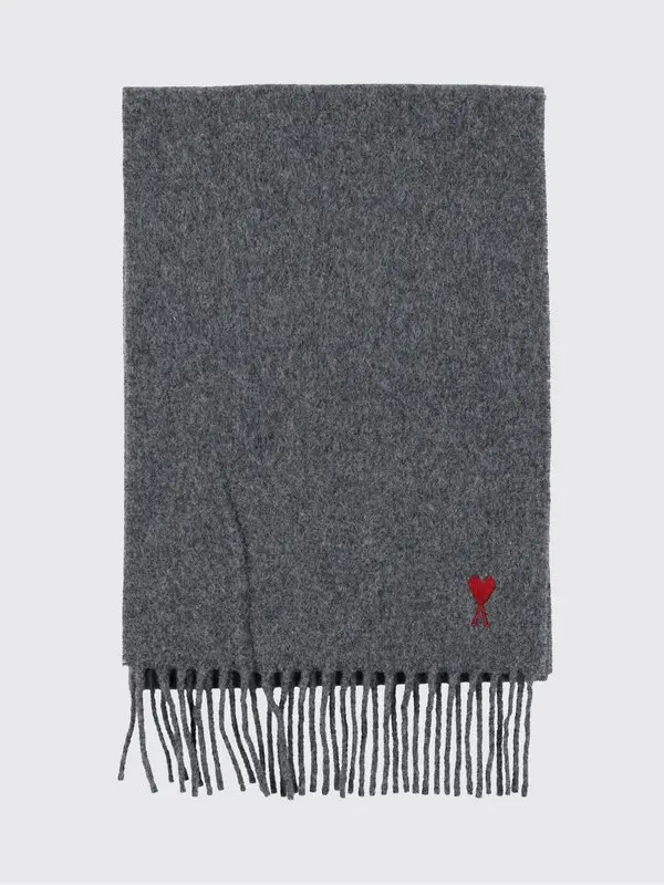 AMI Paris Scarf - Grey