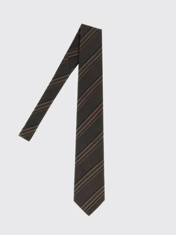 Brunello Cucinelli Regimental Silk Tie - Hazel
