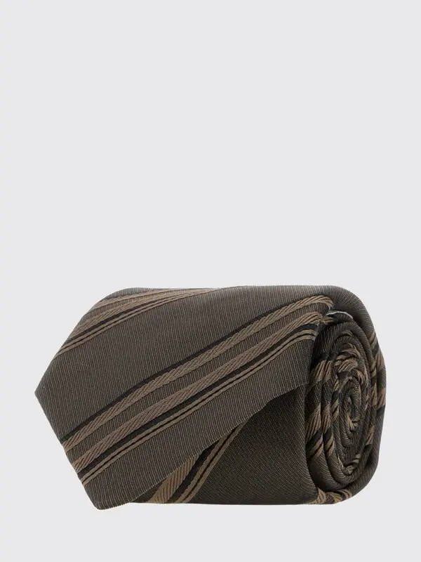 Brunello Cucinelli Regimental Silk Tie - Hazel