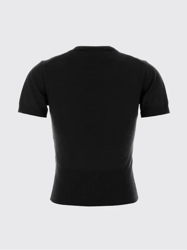 VIVIENNE WESTWOOD Slim Fit Short-sleeved Wool Sweater With Orb Logo