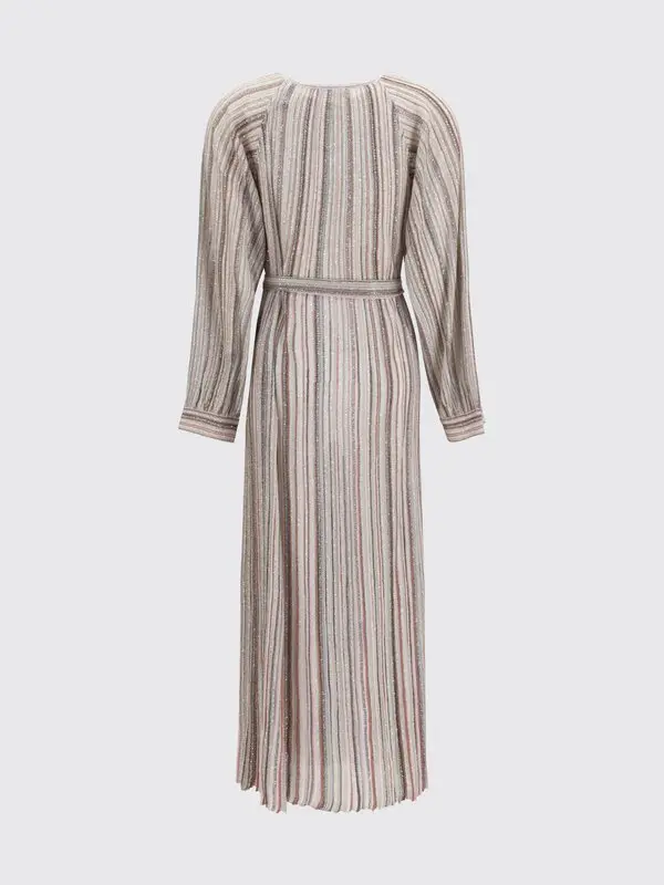Missoni Metallic Striped Maxi Dress