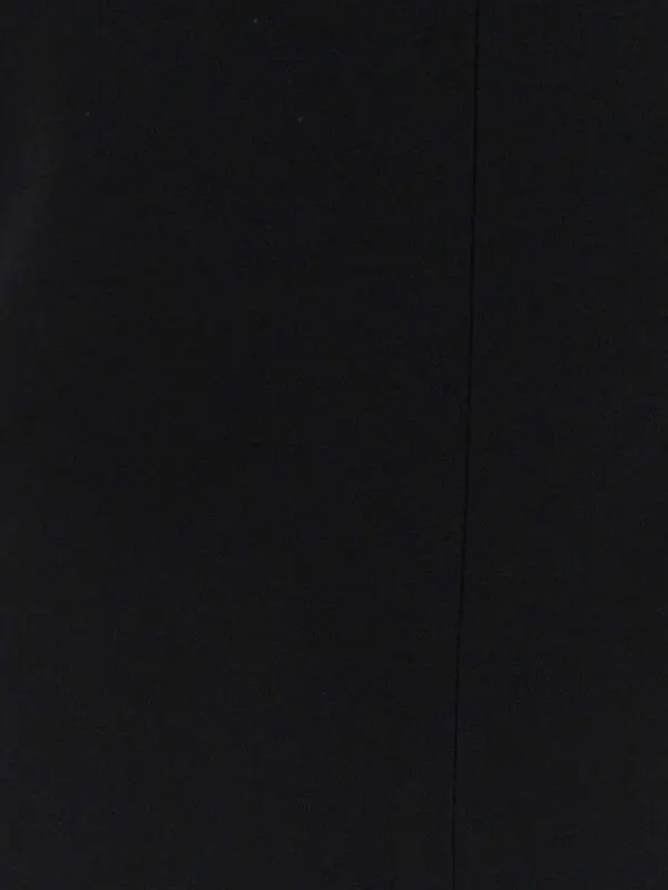 JIL SANDER Long Virgin Wool Dress With Short Sleeves And Back Slit