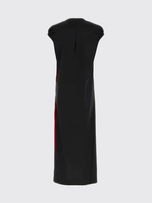 Loewe Midi Silk Tunic With Satin Side Bands