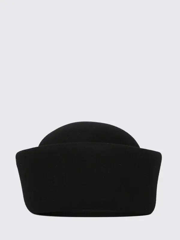 Liviana Conti Edna Wool Felt Cloche Hat - Black