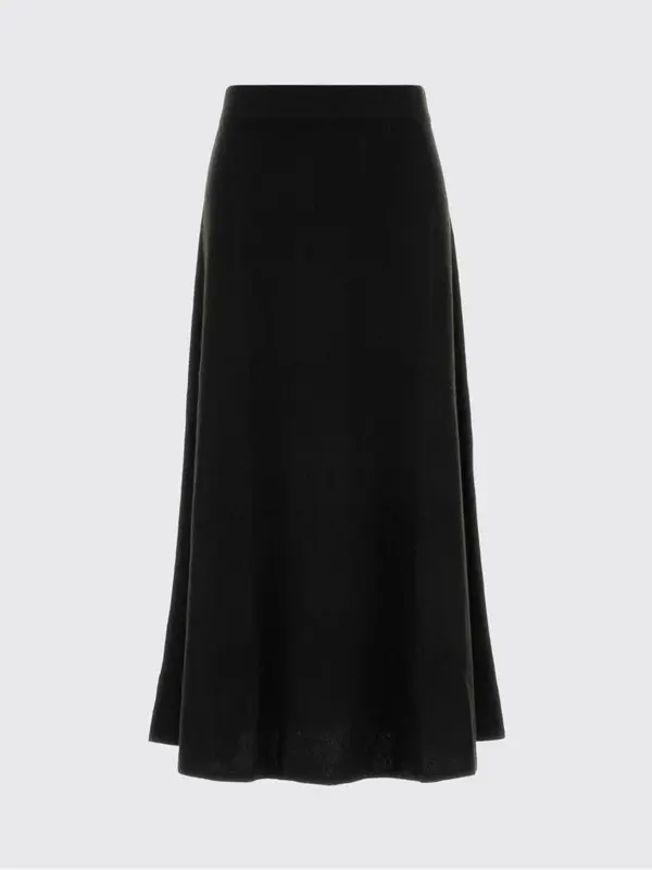 LISA YANG Knit Cashmere Midi Skirt With An Elasticated High Waist