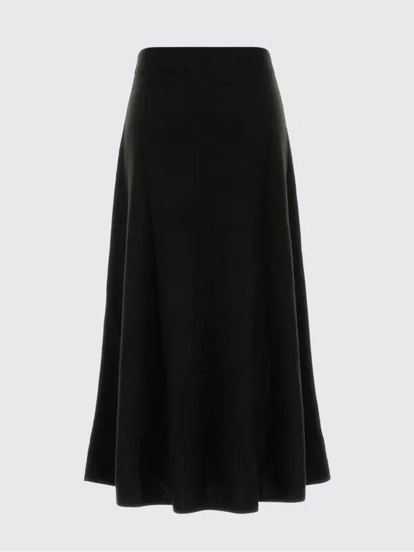 LISA YANG Knit Cashmere Midi Skirt With An Elasticated High Waist