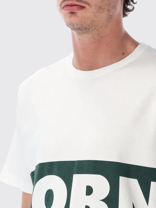 JW Anderson Logo Print Crew Neck Cotton T-shirt - Green