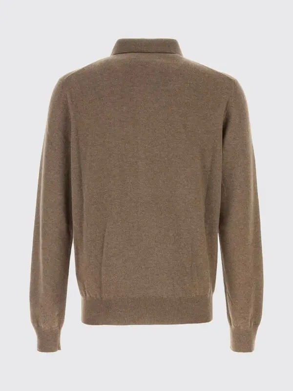 JIL SANDER Long-sleeved Knit Wool Polo With Concealed Placket