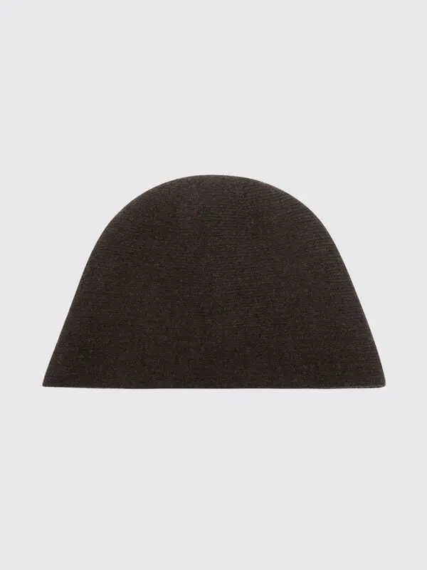 UMA WANG Minimalist Pure Cashmere Beanie Hat With A Refined Finish - Brown