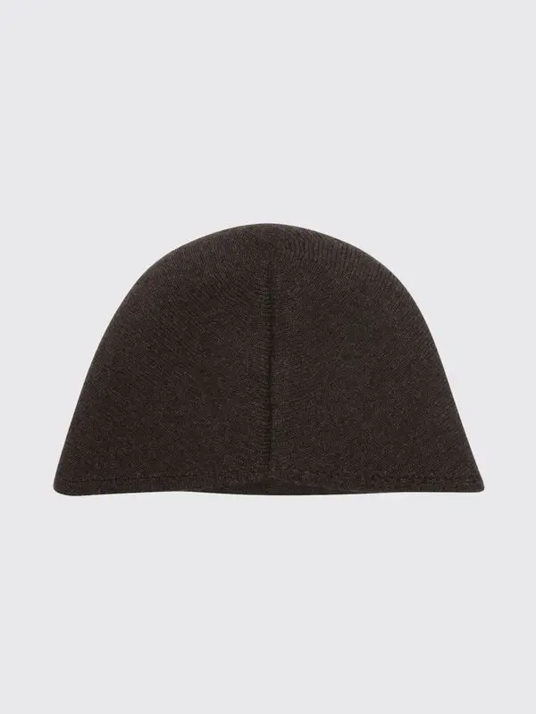 UMA WANG Minimalist Pure Cashmere Beanie Hat With A Refined Finish - Brown