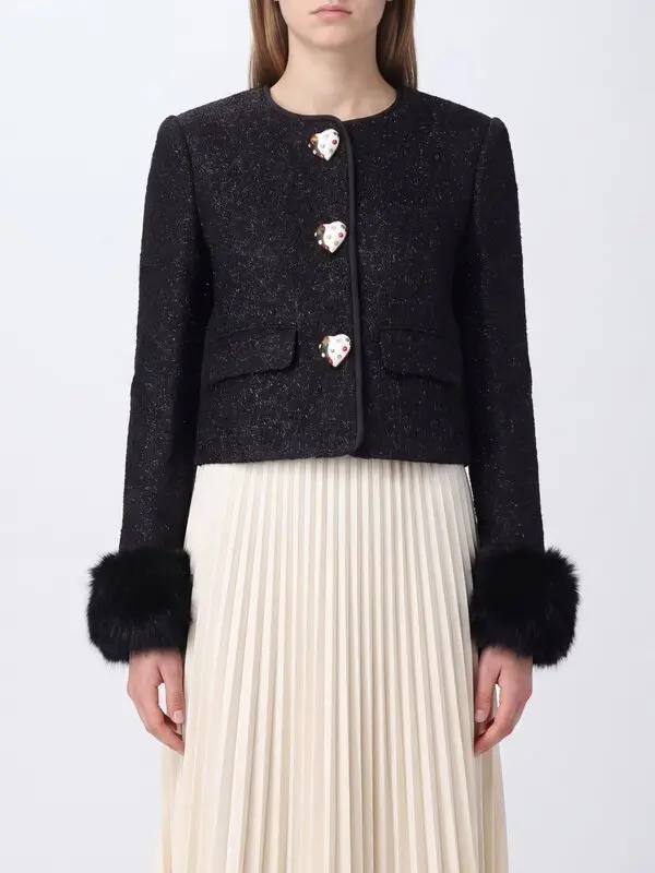SELF-PORTRAIT Jacket - Black
