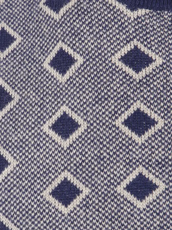 Emporio Armani Argyle Slipover - Navy