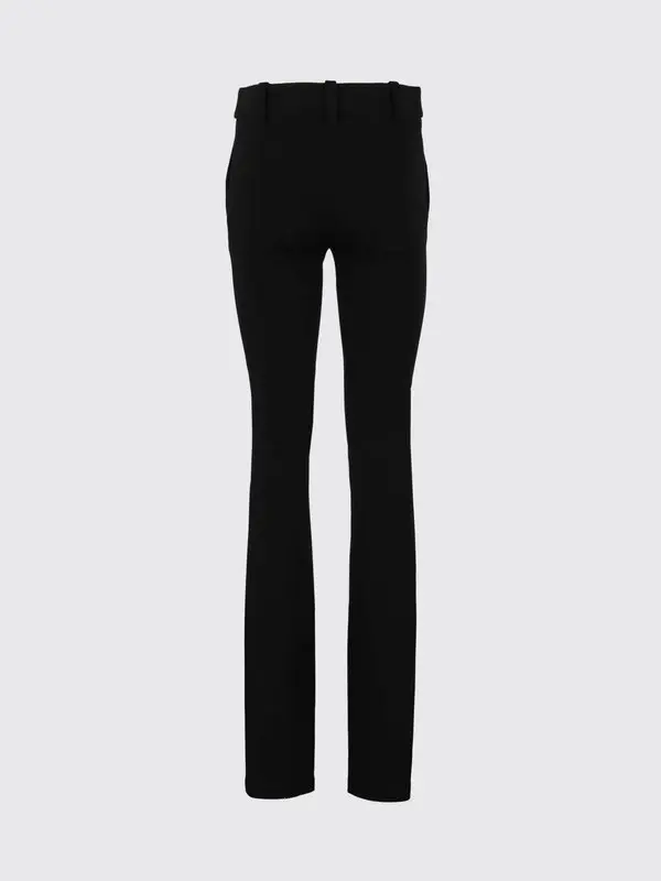ALESSANDRO VIGILANTE Slim Fit Viscose Skinny Trousers With Front Slit