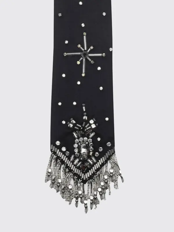 Pinko Viscose Jewelled Tie