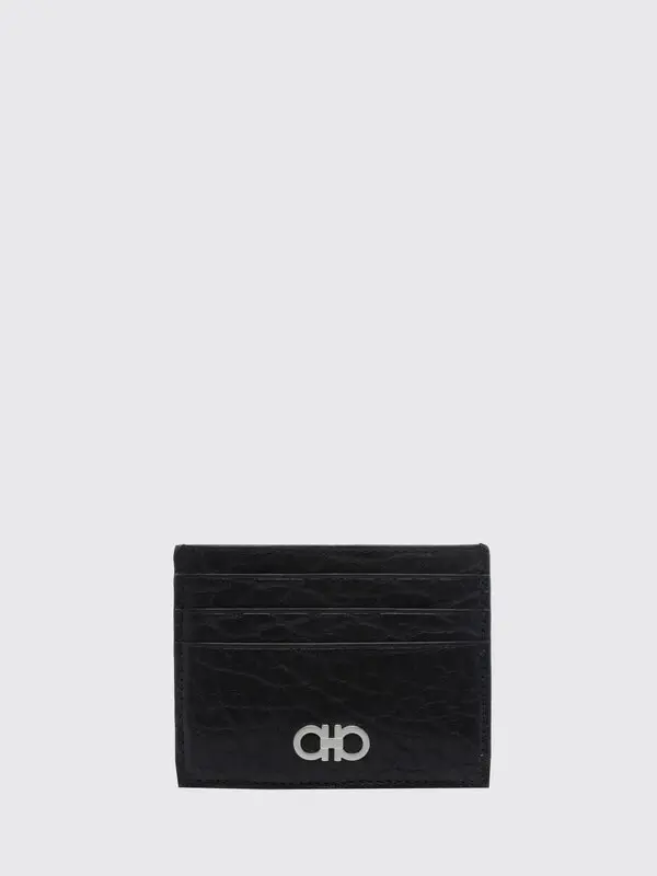 FERRAGAMO Pocket Square - Black