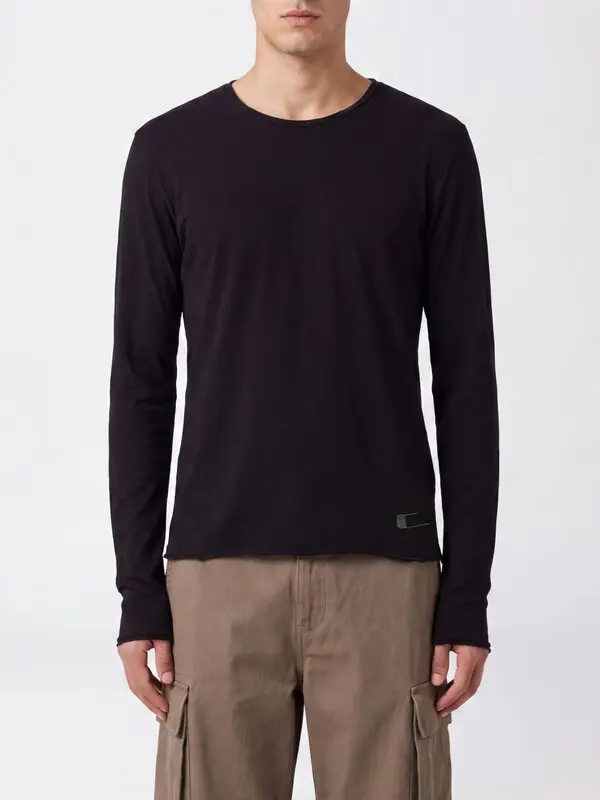 CARRER Micromodal Long-sleeved Crewneck T-shirt