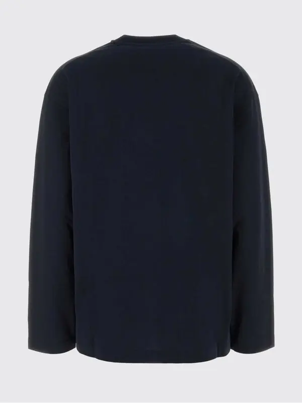 JIL SANDER Long Sleeve Cotton T-shirt - Blue