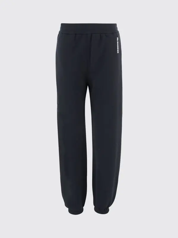 JIL SANDER Cotton Trousers - Navy