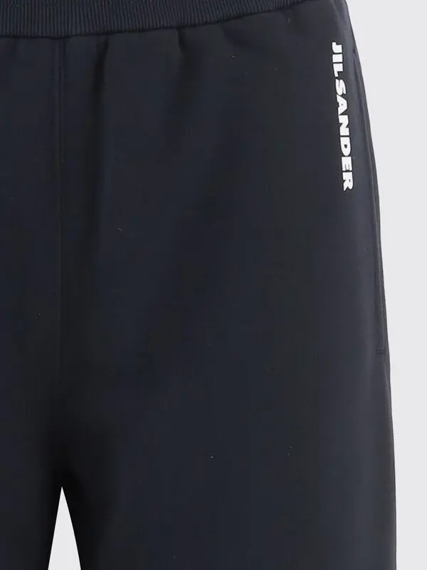 JIL SANDER Cotton Trousers - Navy