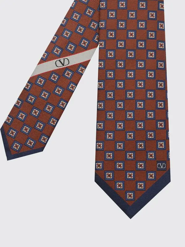 Valentino Garavani Floral Print Silk Tie - Multicolor