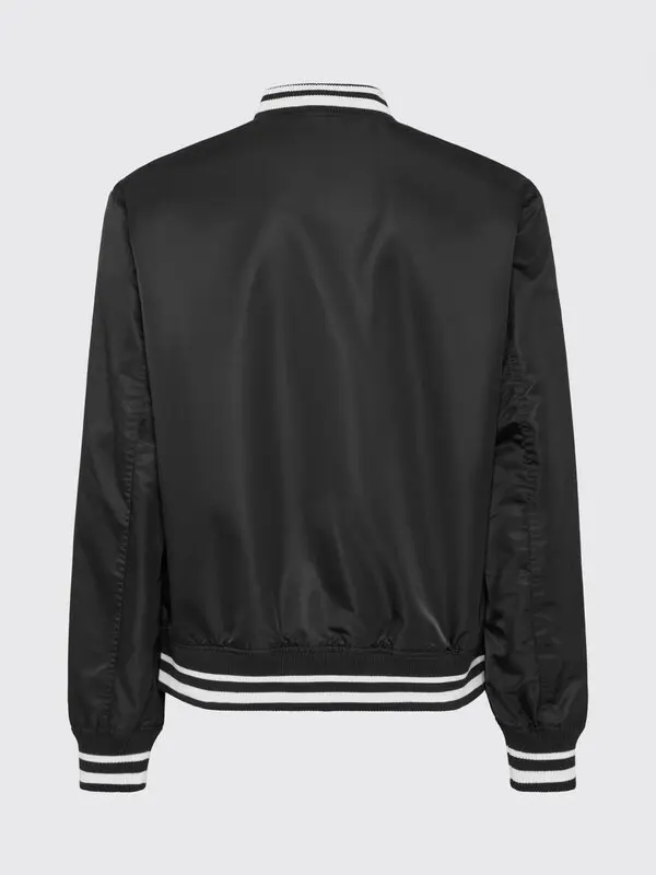 Philipp Plein Monogram-print Nylon Varsity Bomber Jacket With Logo