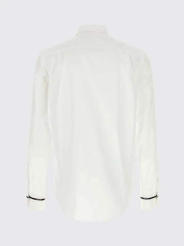 Alexander McQueen Cotton Shirt With Contrasting Trims And Classic Collar