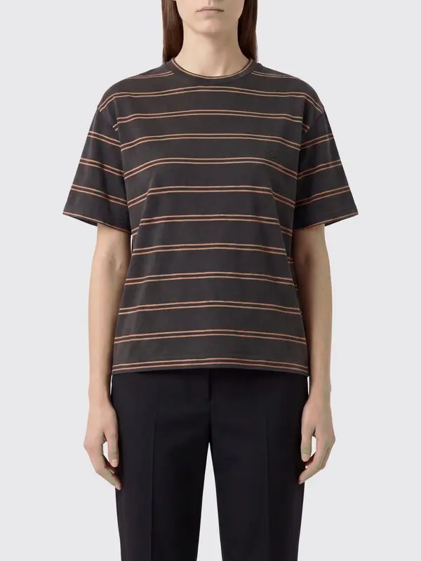 JIL SANDER Striped Cotton T-shirt