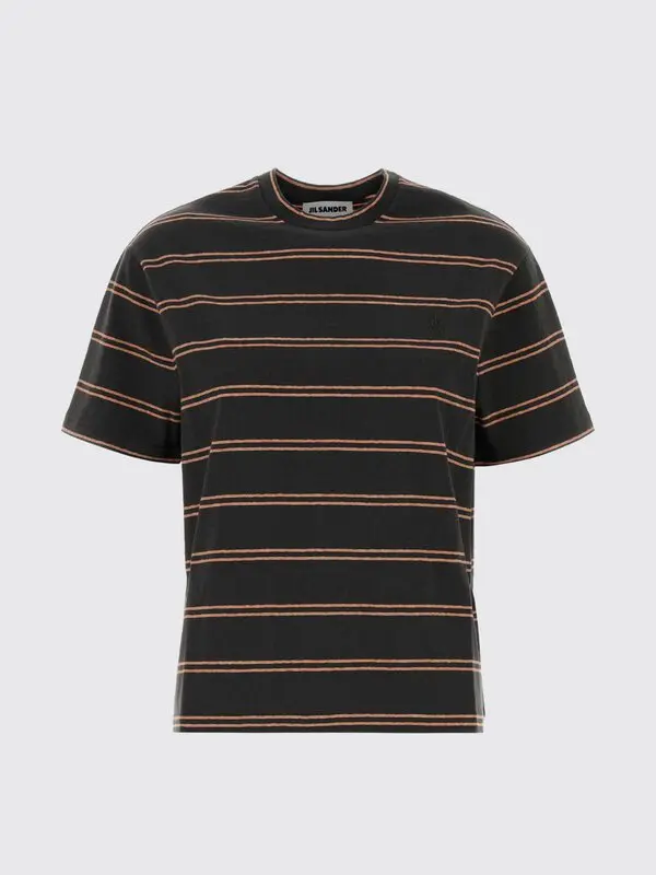 JIL SANDER Striped Cotton T-shirt
