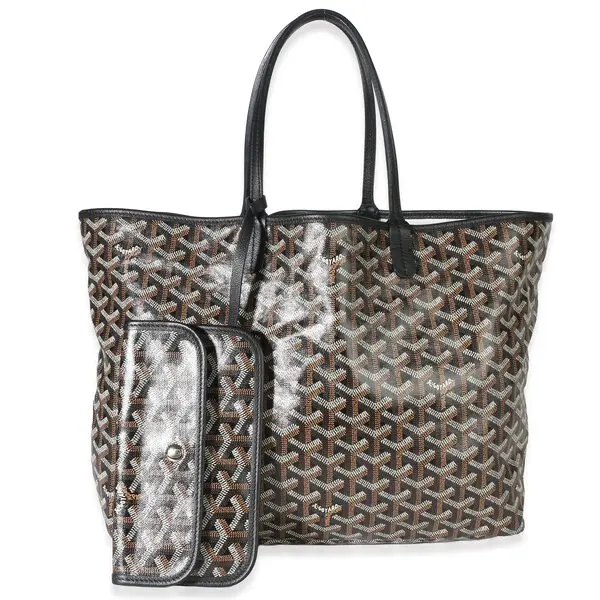 Goyard Goyardine Canvas Saint Louis Pm - Black