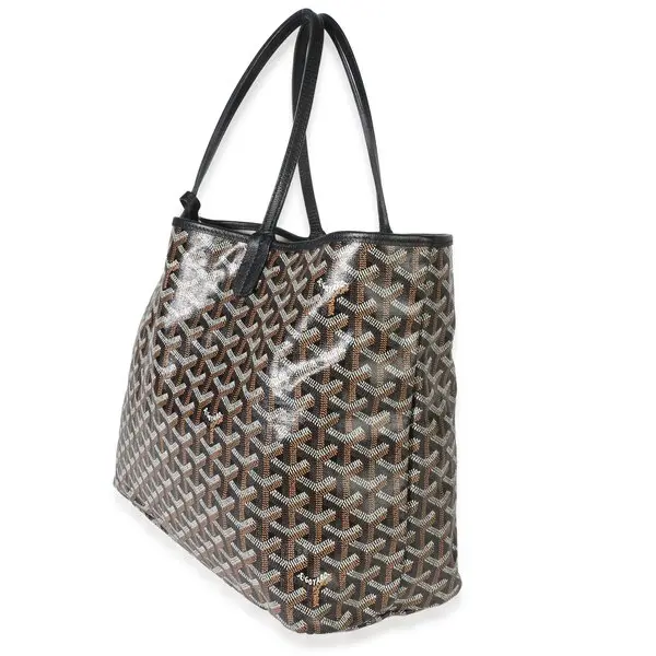 Goyard Goyardine Canvas Saint Louis Pm Tote - Black