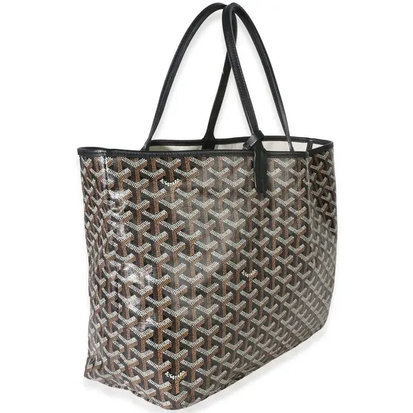 Goyard Goyardine Canvas Saint Louis Pm Tote - Black