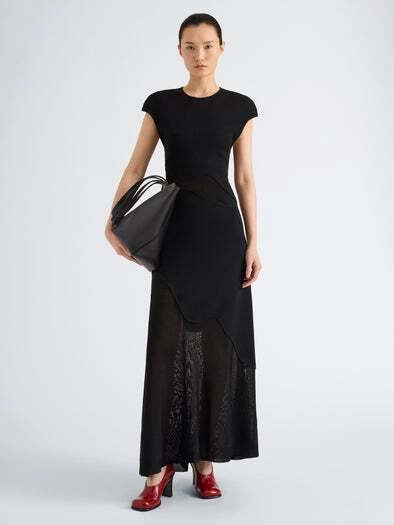 Proenza Schouler Maissa Dress In Compact Stretch Viscose