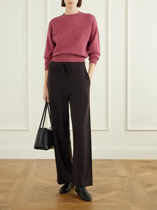 Le Kasha Menorca Cropped Cashmere Sweater - Pink