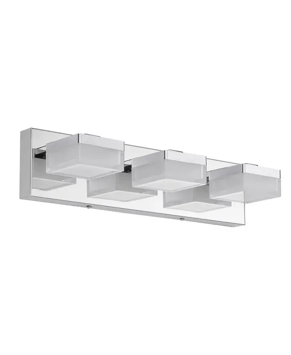 BUSDAYS Modern Led Vanity Light 3 Lights Wall Sconce For Bathroom Mirror Sleek Minimalist Design Easy To Install