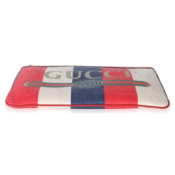 Gucci Canvas Logo Pouch