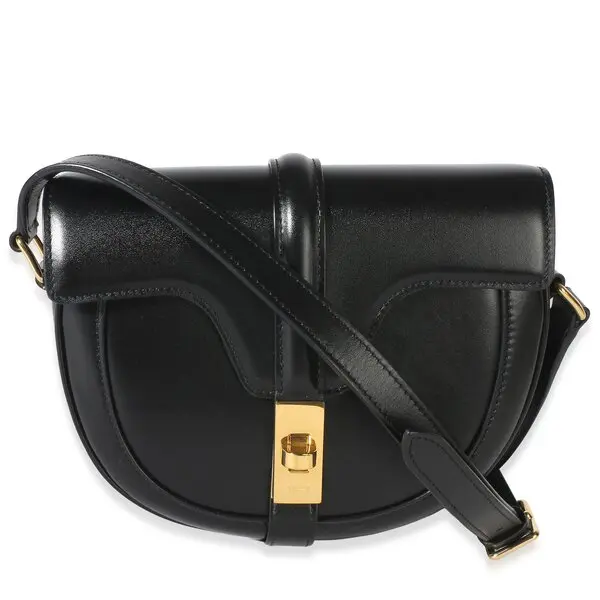 Celine Smooth Calfskin Besace 16 - Black