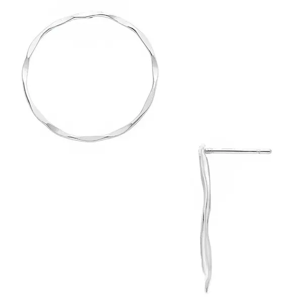 HEATHER HAWKINS Circle Stud Earrings
