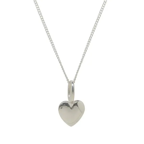 KATIE MULLALLY Beaten Heart Sterling Necklace - Silver