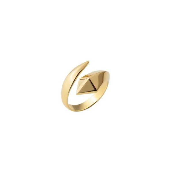 BOLD MANIFEST DESIGNS Adjustable Geometric Open Ring