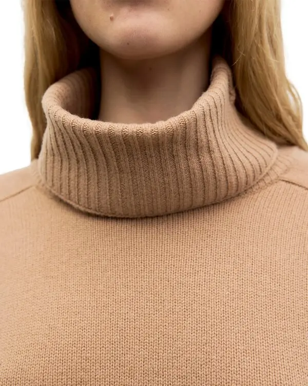 Gerard Darel Ramia Wool Turtleneck Sweater - Camel