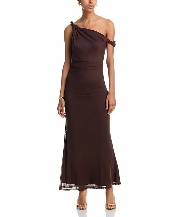 Aqua Mesh Twist Maxi Dress Exclusive
