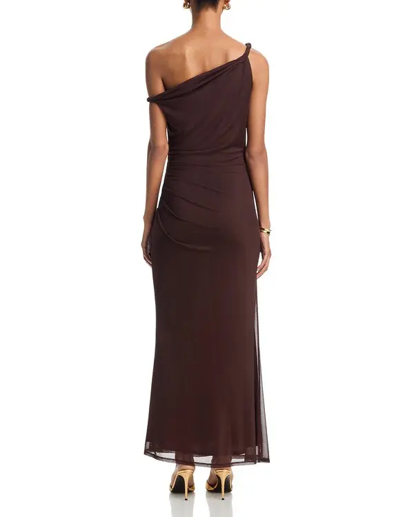 Aqua Mesh Twist Maxi Dress Exclusive