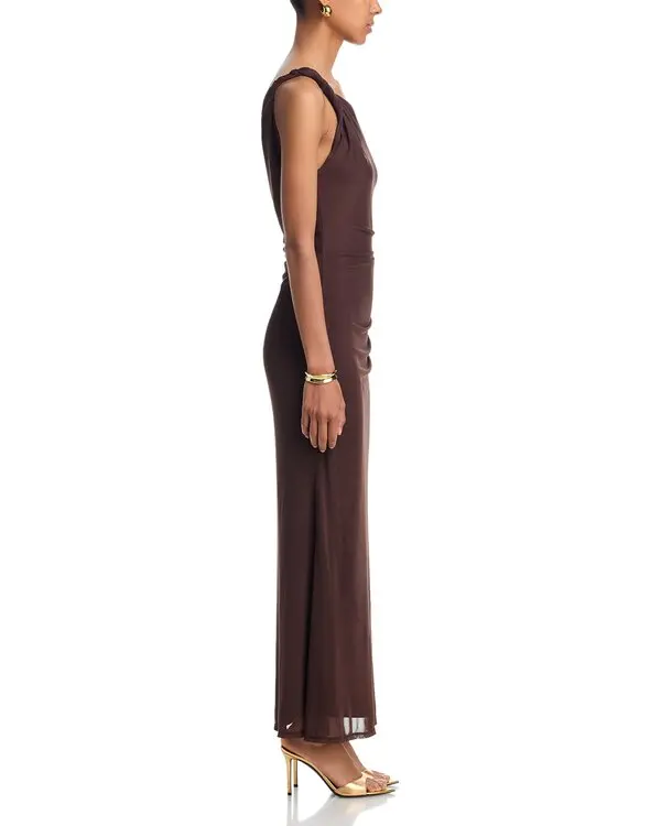 Aqua Mesh Twist Maxi Dress Exclusive
